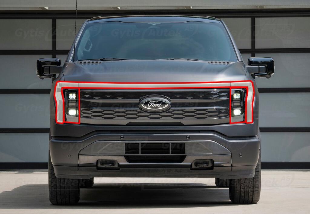 PPF-folie | Lykt | Ford F-150 Lightning 2023-> | gytisautek.no - Gytis ...