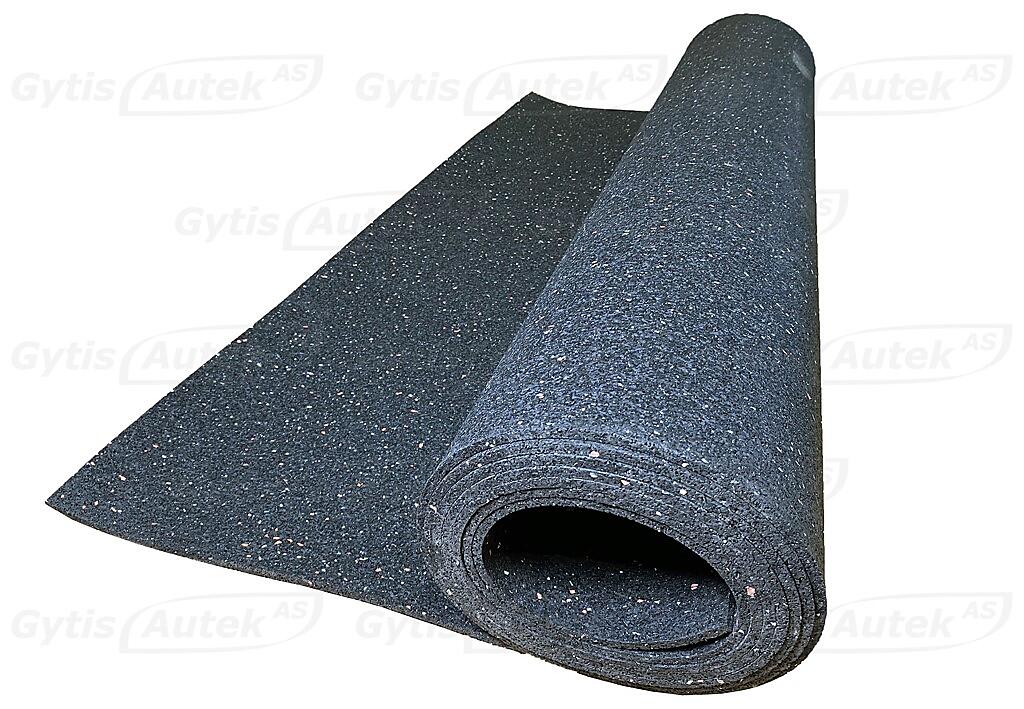 Gummimatte på rull Granulert gummi. 1,25 x 1 m - Gytis Autek AS